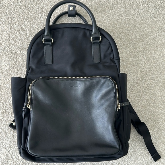 Lo & Sons | Bags | Lo Sons Rowledge Backpack Black Exterior Gold ...